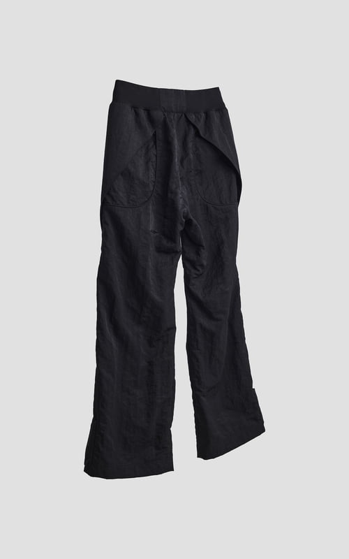 TURF Wide-Leg Sports Pants | Textured Fabric, Asymmetric Fly TURF Wide-Leg Sports Pants | Textured Fabric, Asymmetric Fly